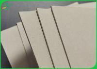 China Sturdy 1.2mm Thick Grey Graphic Board 750gram Recycled Pulp Paper Board Sheets for sale