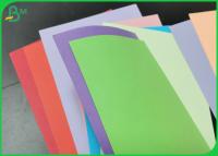 China 180gsm Colorful Cardstock Board Solid Blue / Yellow Bristol Cardboard Rames for sale