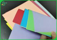 China 180gsm Colorful Cardstock Board Solid Blue / Yellow Bristol Cardboard Rames for sale