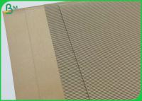 China Nature Brown 2 Layer E Fluting Corrugated Kraft Liner Board Sheets For Sleeve for sale