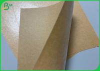 China One Side15g Good Grade PE Coated Brown Kraft Paper For Salad Bowl Disposable for sale