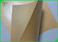 China 180g + 18g Food Grade Single Side Jumbo PE Coated Brown Kraft Paper Roll for sale