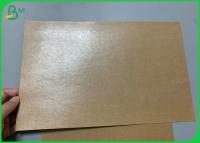 China 180g + 18g Food Grade Single Side Jumbo PE Coated Brown Kraft Paper Roll for sale