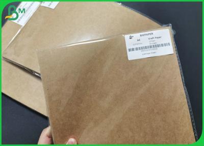 China Recyclable 50g To 400g Unbleached Color Sack Kraft Paper Roll With Food Grade for sale