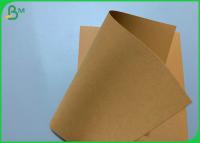 China Washable And Tearable Soft Kraft Paper For Grocery Bag 0.55mm Thickness for sale