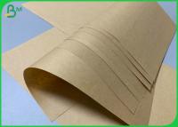 China Food Grade 70g 120g Brown Kraft Paper Roll For Butcher Wrapping for sale