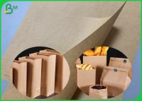 China 60g 80g Eco Friendly Virgin Brown Kraft Paper For For Snack Pouches Packaging for sale