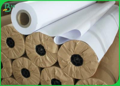 China 30 Inch Wide Format Premium Inkjet Bond Plotter Paper For CAD Printing for sale