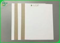 China Smooth White 300g Duplex Board  Grey Back For Beverage Packaging for sale