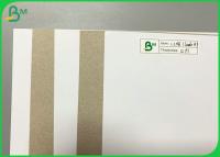 China Smooth White 300g Duplex Board  Grey Back For Beverage Packaging for sale