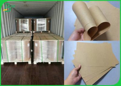 China Recycled Material 50gr 60gr Brown Kraft Paper For The Food Packaging for sale
