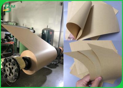 China Eco Kraft Wrapping Paper Roll 100gsm 120gsm For Shopping Bags Making for sale