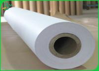 China Uncoated 92 Bright White Plotter Paper  2''  Core 80GSM 30'' x 150' for sale