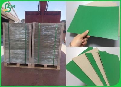 China 1.4mm 1.6mm Thickness Green Lacquered Carton With One Side Laminate Glossy for sale