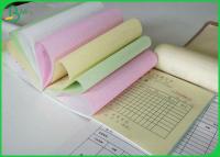 China 55g Multi Part CB CF Carbonless Copy Paper For Receipt Book 70 X 100cm for sale