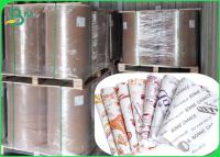 China Grease / Water proof 45gsm + 10g PE Coated one side pallet pad paper Jumbo Roll for sale