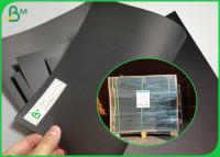 China Recycled Pulp Black Craft Cardboard 110gsm To 350gsm Wrapping Paper Sheets for sale