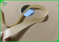China 27mm White brown Kraft Wrapping Paper For Straw Packing 24g 28g for sale