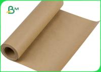 China 70gsm 90gsm Pure Kraft Paper Rolls For Wrapping 600mm x 270m Durable for sale