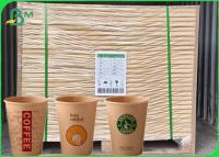 China Waterproof 200gsm + 15g PE Coated Cupstock Paper For Takeaway Beverage Cup for sale