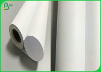 China Wide Format 1520mm x 50m 80gsm CAD Plotter Paper High Brightness for sale