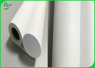 China Wide Format 1520mm x 50m 80gsm CAD Plotter Paper High Brightness for sale