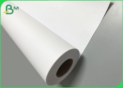 China Size Customized White 80gsm Garment CAD Plotter Paper Roll For Designers for sale