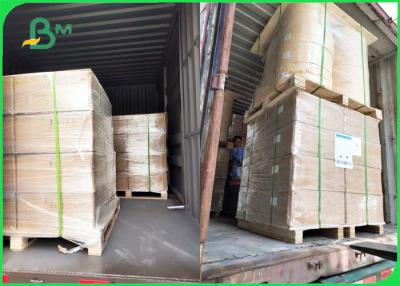 China Strong Durable White kraft Biodegradable Paper Straws Material rolls 60gsm + 120gsm for sale