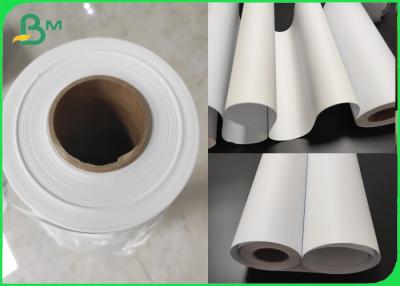 China Designjet Inkjet Large Format Paper 42 Inch X 150ft Uncoated White Color for sale