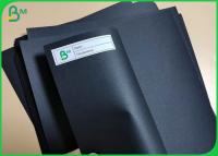 China Recyclable 250gsm 300gsm Matte Black Paper Board Sheets for Gift Packaging for sale