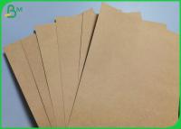 China A3 A4 Small Sheets 90gsm To 400gsm Natural Brown Craft Cradstock Board for sale