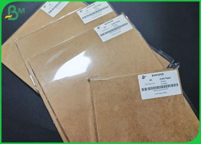 China A3 A4 Small Sheets 90gsm To 400gsm Natural Brown Craft Cradstock Board for sale
