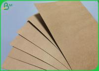 China A3 A4 Small Sheets 90gsm To 400gsm Natural Brown Craft Cradstock Board for sale