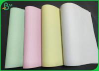 China White Blue Yellow 55g 50g Carbonless Paper A4 650mm 750mm Width In Roll for sale