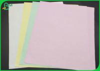 China White Blue Yellow 55g 50g Carbonless Paper A4 650mm 750mm Width In Roll for sale