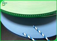China 13mm 15mm 60gsm Black Blue Color Straw Surface Paper OEM Design for sale