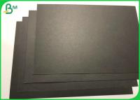 China Stiffness 300g Black Cardstock For Hand - painted Book Thick Cardboard for sale
