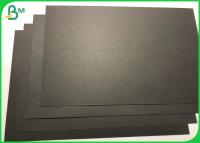 China Smooth 12 x 12'' In Sheet 300gsm Thick Black Cardstock For ScrapBooking for sale