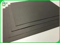 China Smooth 12 x 12'' In Sheet 300gsm Thick Black Cardstock For ScrapBooking for sale
