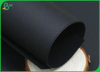 China 70 x 100cm Heavy Weight 250g 350g Black Colored Cardstock For Book Cover for sale