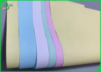 China 55g Jumbo Roll 787mm Carbonless Copy Paper For Making Warehouse Receipt Book for sale