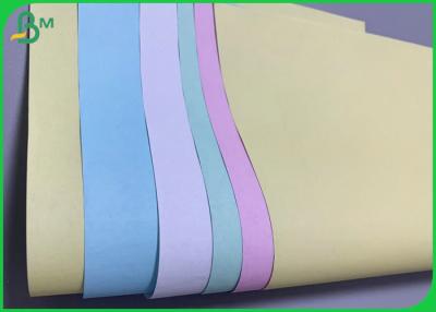 China 55g Jumbo Roll 787mm Carbonless Copy Paper For Making Warehouse Receipt Book for sale