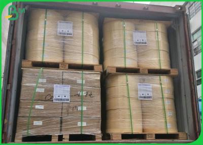 China 15mm 19mm width nature craft colored 60gsm kraft paper roll for straw material for sale