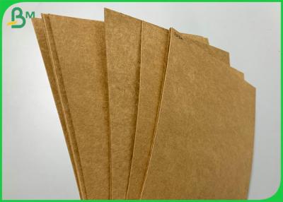 China 275g 375g Food Safe Brown Kraft Paper For Making Salad Take Away Box for sale