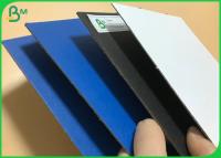 China Strong 1.5mm 2mm Thick Black White Laminated Cardboard Sheet for durable box for sale