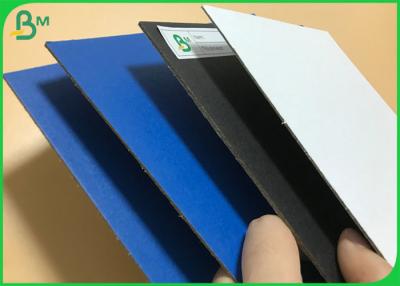 China Strong 1.5mm 2mm Thick Black White Laminated Cardboard Sheet for durable box for sale