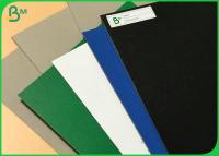 China Strong 1.5mm 2mm Thick Black White Laminated Cardboard Sheet for durable box for sale