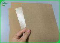 China Single side PE Laminated 80gsm To 300gsm Recycled Brown Kraft Paper rolls for sale