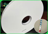 China OEM / ODM White Craft Paper Roll 28gsm 27mm 32mm * 5000m For Drinking Straw for sale