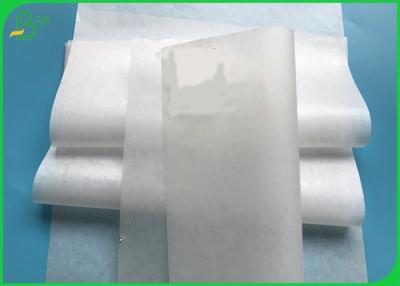 China Custom Roll Size 28gsm 30gsm MG White Kraft Paper Roll For sandwich & Fast Food for sale